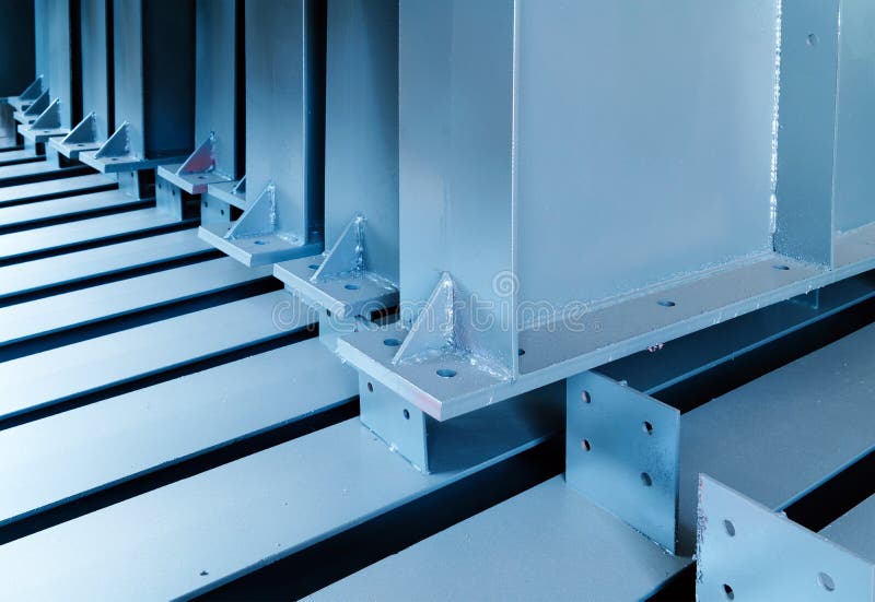 Large Steel Factory Warehouse Stock Photo - Image of metallurgy ...