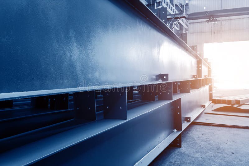 Large Steel Factory Warehouse Stock Photo - Image of interior, iron ...