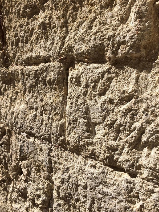 Large Stone Blocks of an Old Wall in the Sun Stock Image - Image of ...