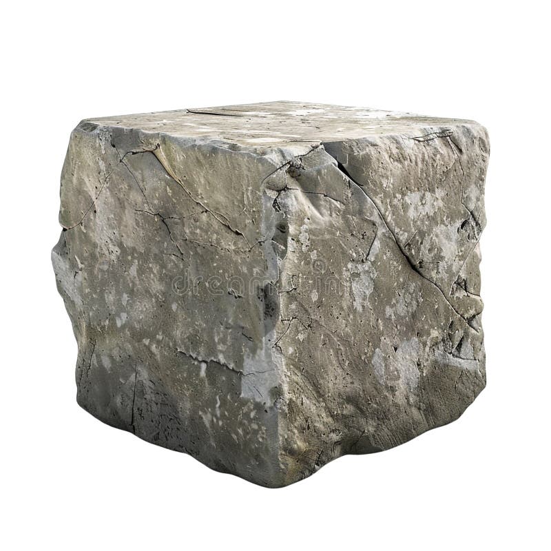 Large Stone Cube stock image. Illustration of concrete - 348287169