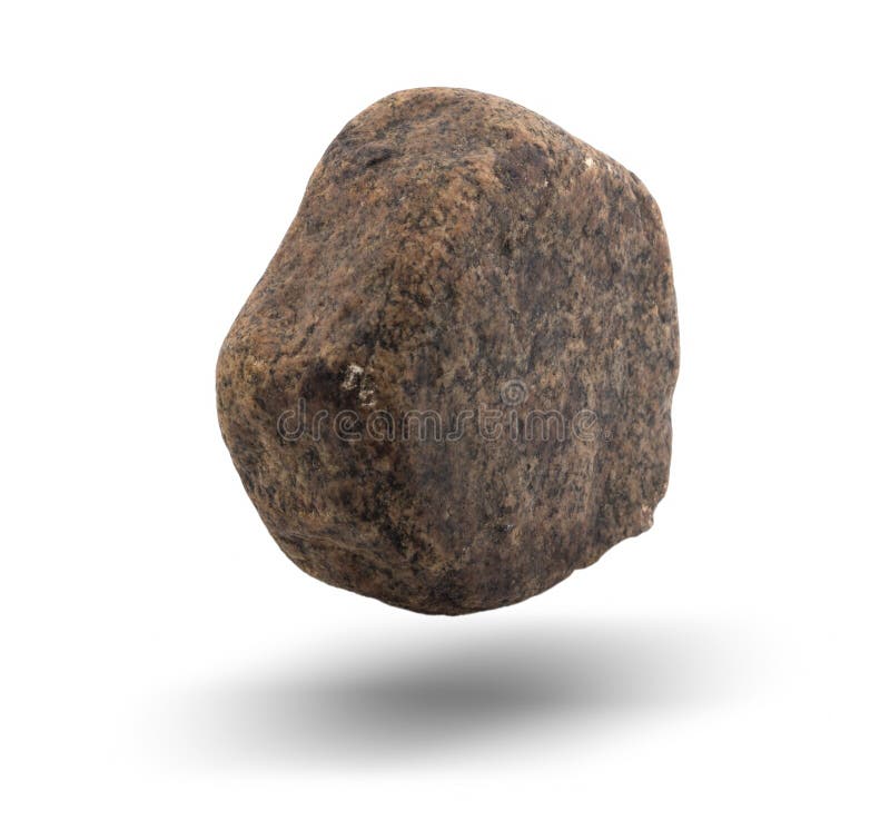 Large Stone Flying in the Air Stock Image - Image of textured, rough ...