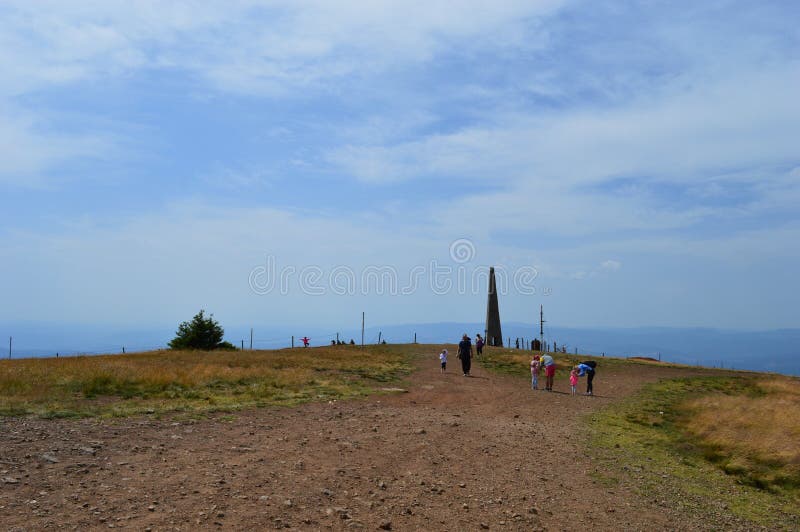Large Stone Monument on the Mountain Editorial Photo - Image of country ...
