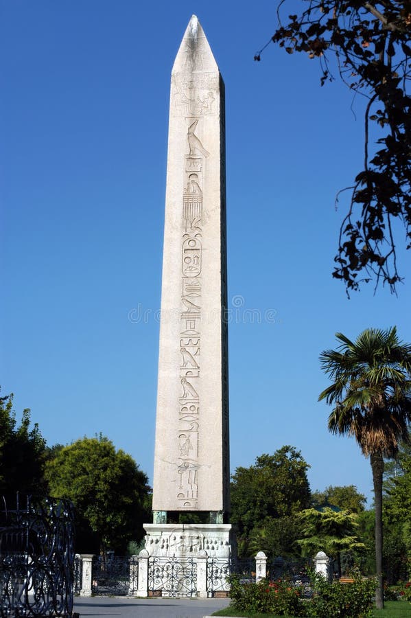 Large Stone Obelisk, Istanbul Stock Photo - Image of islam, obelisk ...