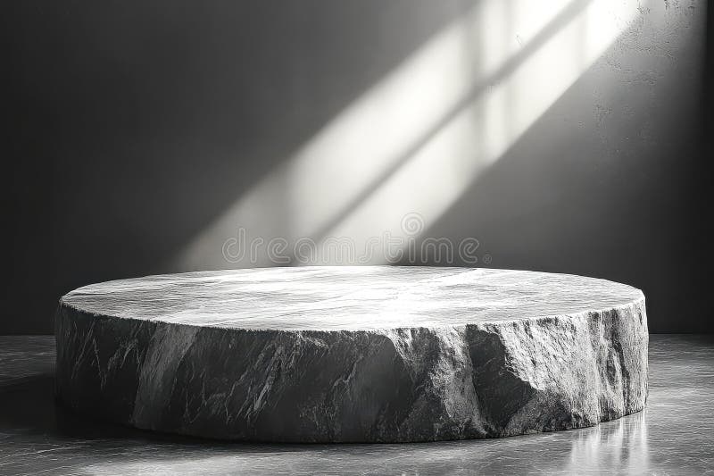 Large Stone Slab Sits in the Middle of a Room, with a Window Behind it ...