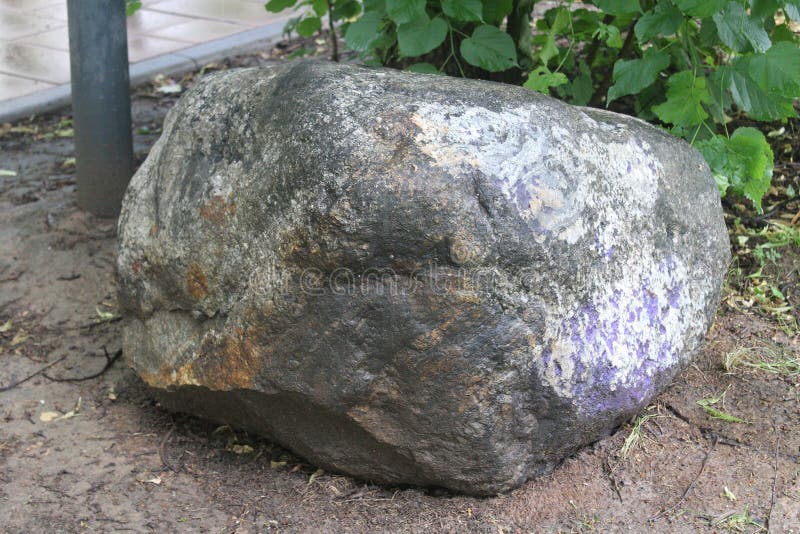 Large stone and soil stock image. Image of rocks, hill - 224300253