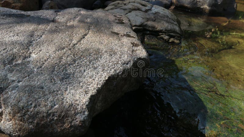 Texture of Stone Walls for Waterways Stock Photo - Image of asia, close ...