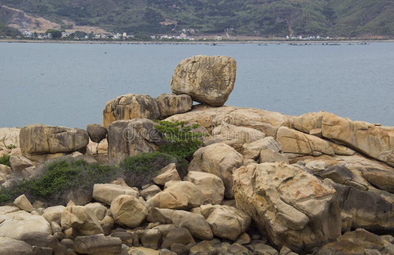 Large stones stock image. Image of rock, natural, coastal - 142592929