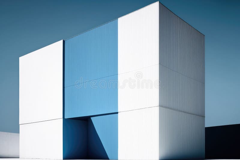 Large Storage Room Outside View. Created with Generative AI Technology ...