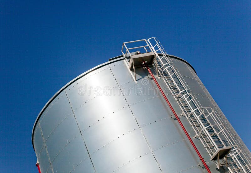 Large storage tank stock image. Image of tank, silo, high - 10896345