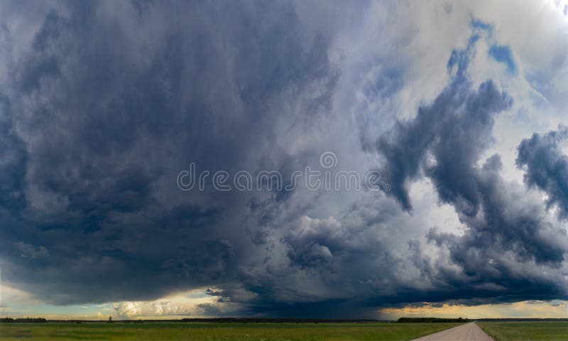 A Large Storm Cloud with a Raindrop Stock Image - Image of atmosphere ...