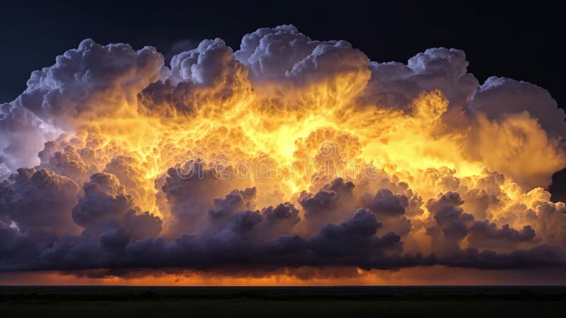 Large Storm Clouds Swirl and Shift Across the Sky in a Continuous Loop. Stock Footage - Video of ...