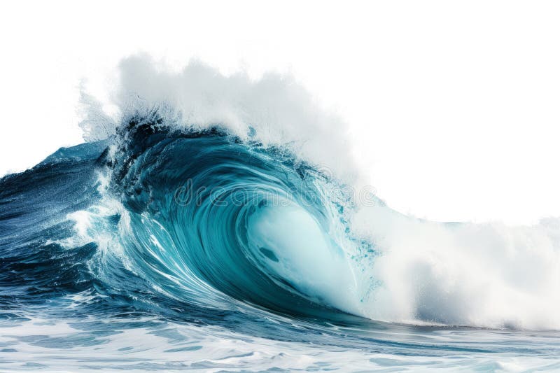 Large Stormy Ocean Wave Isolated on Transparent Background Stock Photo ...