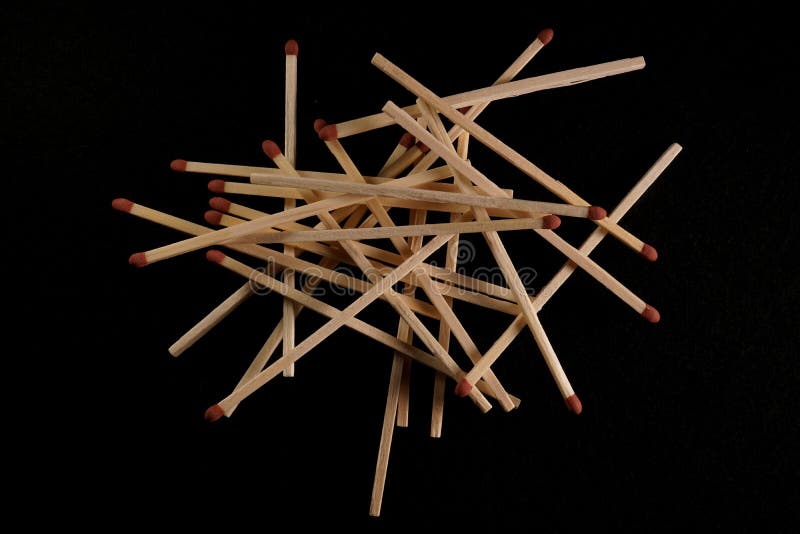 Large Striking Cooking Matches Stock Image - Image of manmade, burning ...
