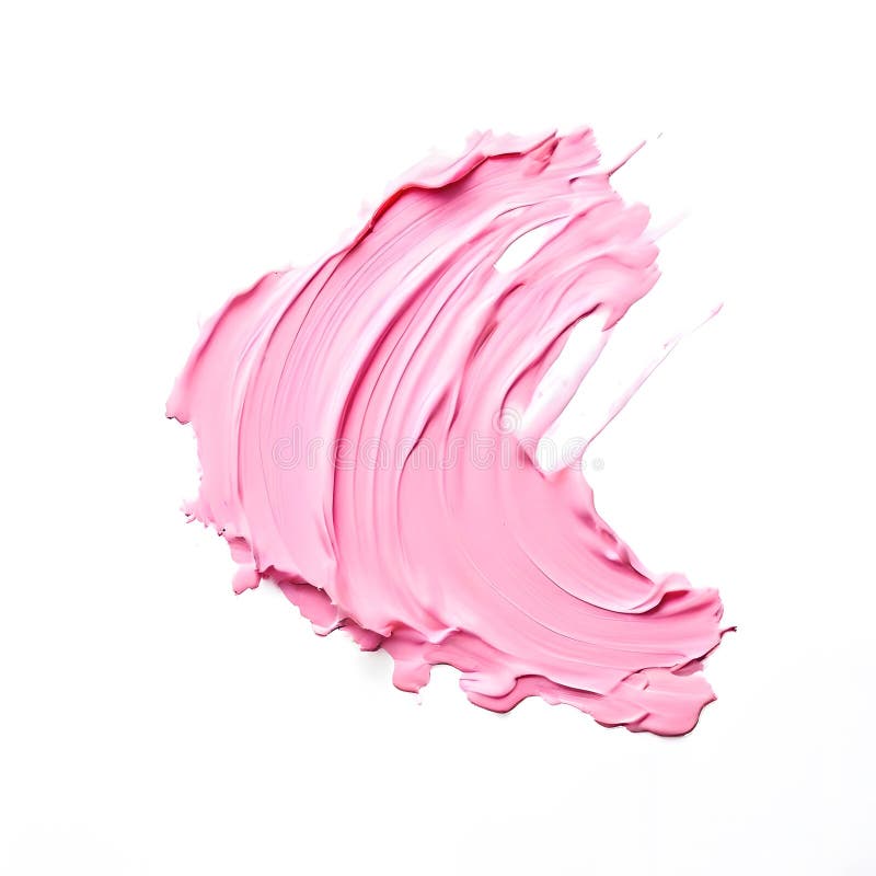 Large Stroke of Pink Paint. Generative AI Stock Illustration ...