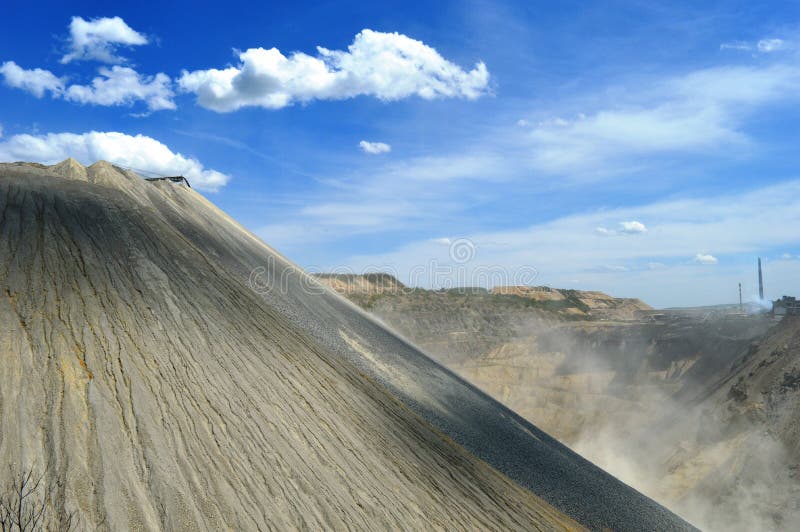 Large Surface Ore Mine in Serbia Stock Image - Image of plant, color ...