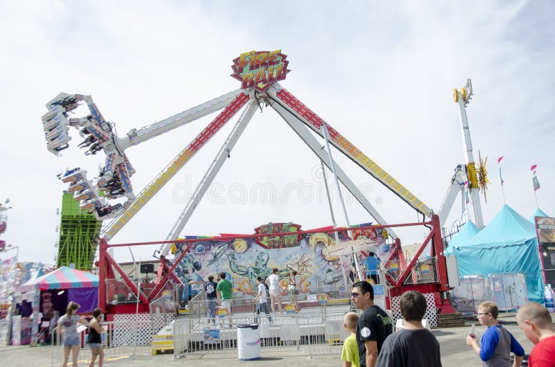 Large swing ride at fair editorial image. Image of large - 44672390