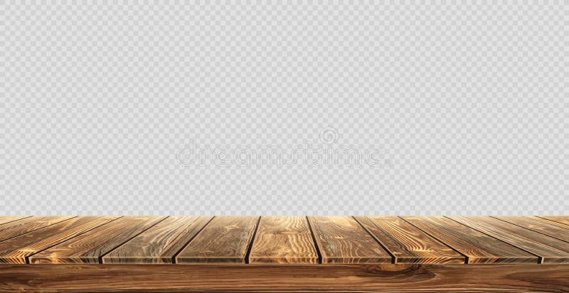 Large Table Top, Wooden Texture from Boards, Transparent Background ...