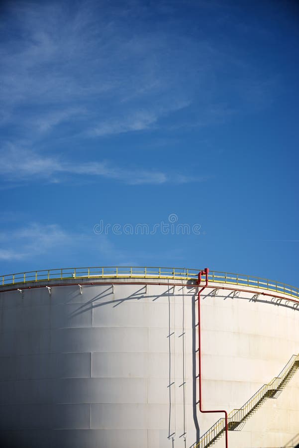 Large Tanks for Fuel Storage Stock Image - Image of energy, spain ...