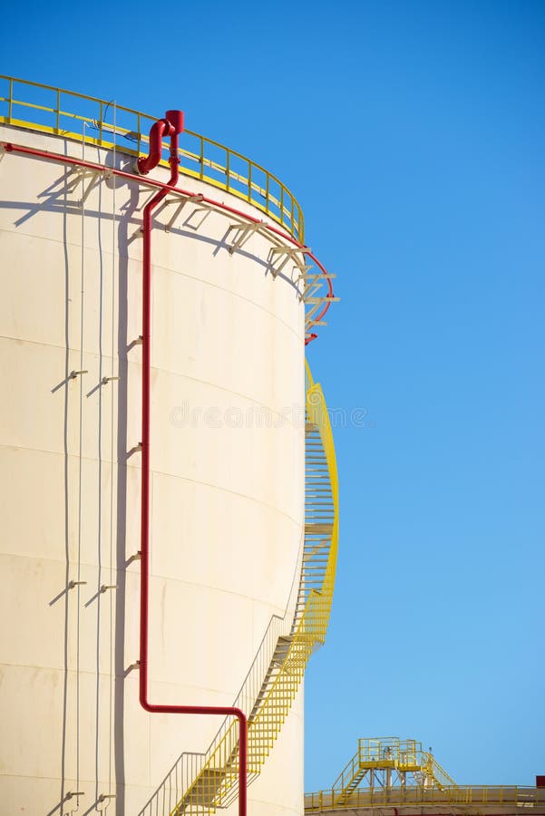 Large Tanks for Fuel Storage Stock Image - Image of large, plant: 273849883