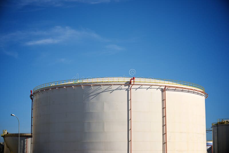 Large Tanks for Fuel Storage Stock Photo - Image of architecture ...