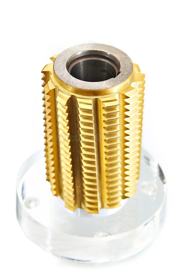 Large Tap for Internal Threading Isolated White Stock Photo - Image of ...