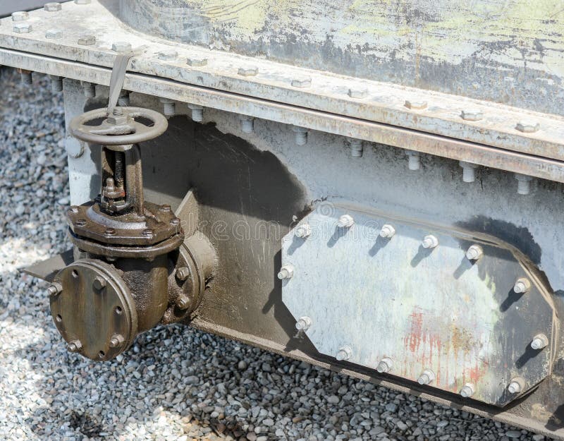 Large Tap on Transformer Pipe Stock Image - Image of metallic, pipe ...