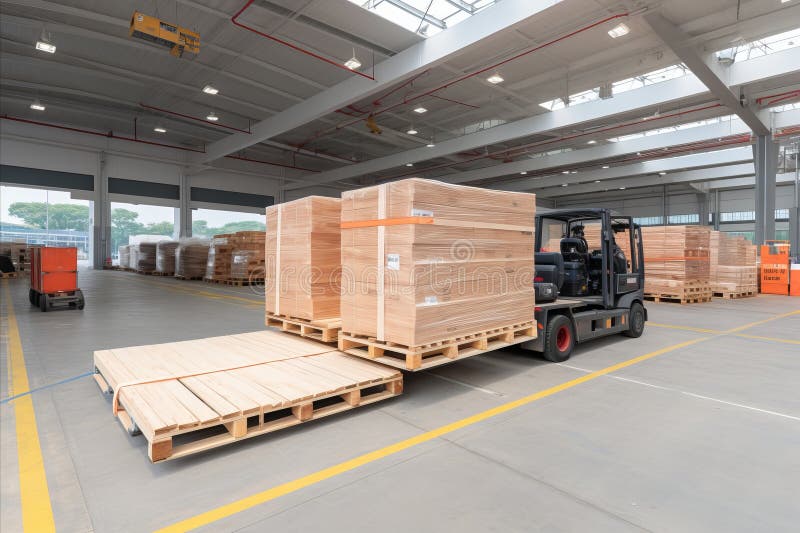 Large Temporary Storage Warehouse for Efficient Logistic Delivery and ...