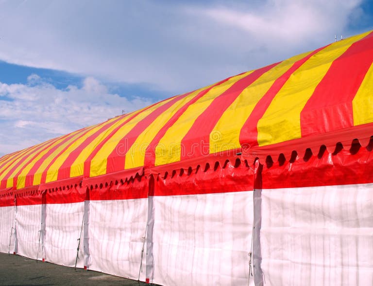 Large Tent Building stock photo. Image of roof, plastic - 6064068