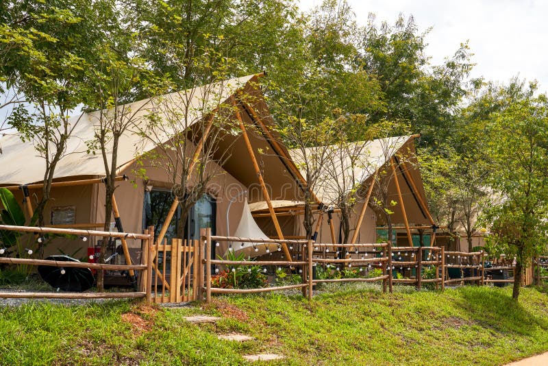 Large Tent House for Outdoor Camping Stock Photo - Image of house ...