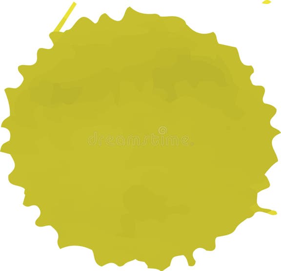 Large Textured Mustard Splash with Irregular Border. Stock Photo ...