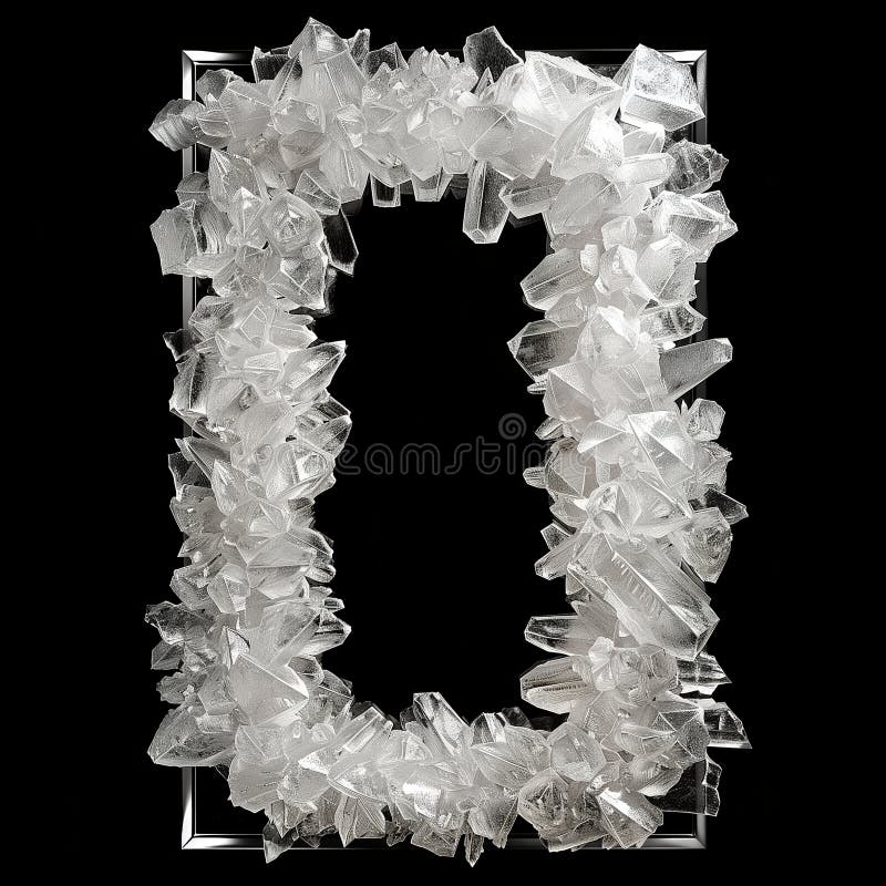 A Large, Thin Rectangular Frame Made Out of a Clear, Solid White ...