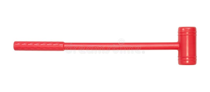 Large toy hammer isolated stock photo. Image of repair - 69612824
