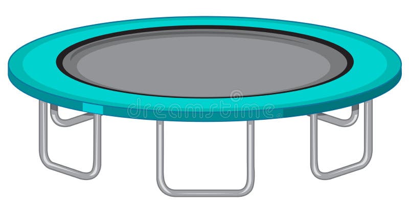 Trampoline stock vector. Illustration of cute, group - 10861619
