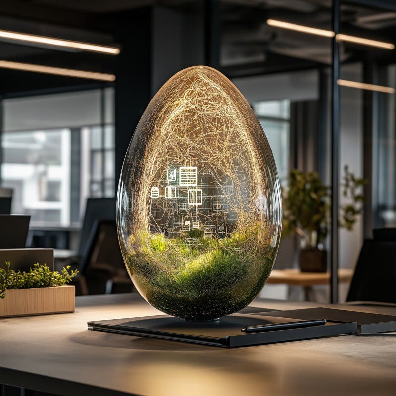 Sleek Easter Egg Design Blending Tradition with Modern Programming ...