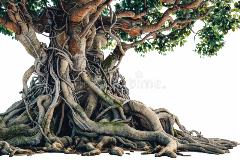 Large Tree Many Tangled Roots Stock Photos - Free & Royalty-Free Stock ...