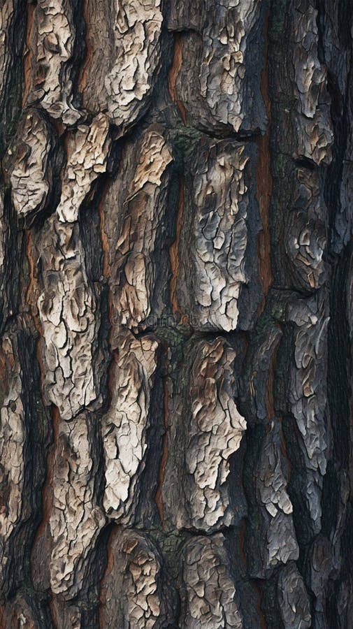 Large Tree Trunk Bark Woodgrain Pattern for Wallpaper or Background ...