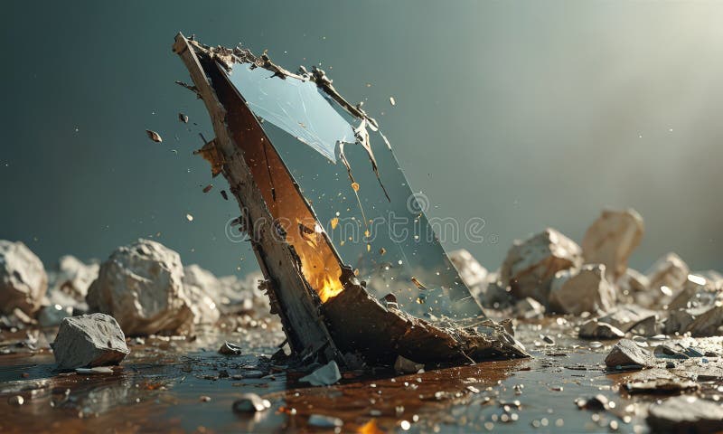 Large, Triangular Object with Hole in the Center is Surrounded by ...