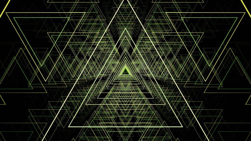 Triangular Shapes Overlapping Each Other and Stretching Toward the ...