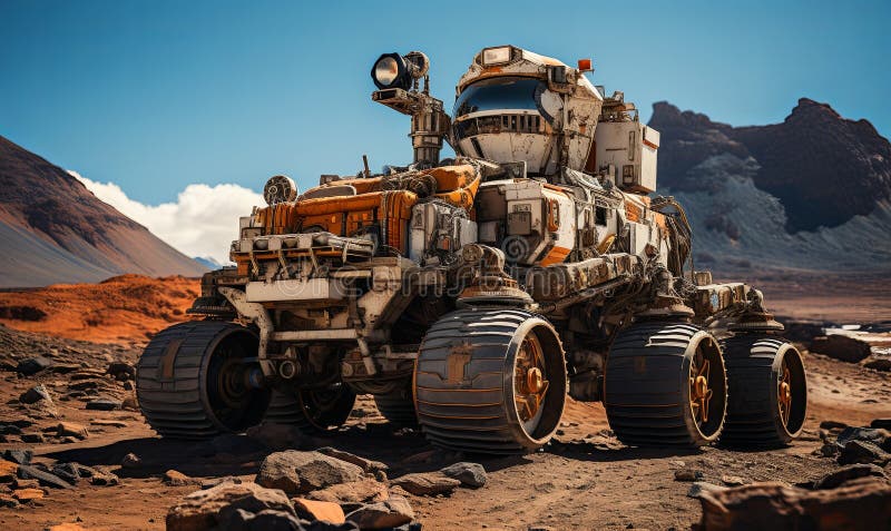 Large Truck Maneuvering on Rocks Stock Photo - Image of rover, driving ...