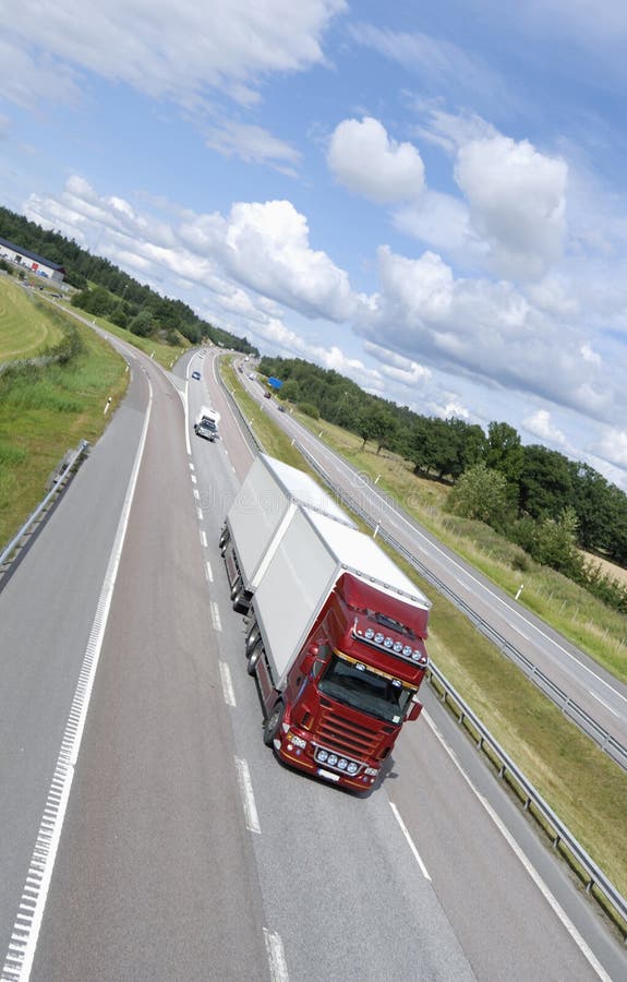 Truck View through Windscreen Stock Image - Image of dashboard, panel ...