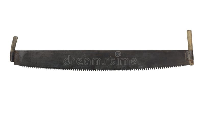 Large two-handed saw stock photo. Image of carpentry - 102779088