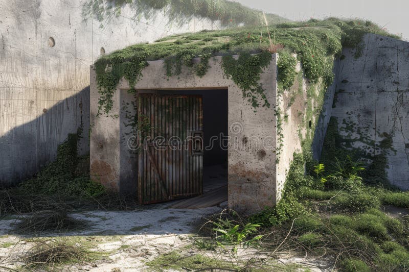 Large Underground War Bunker with Multiple Rooms and Strategic Defense ...