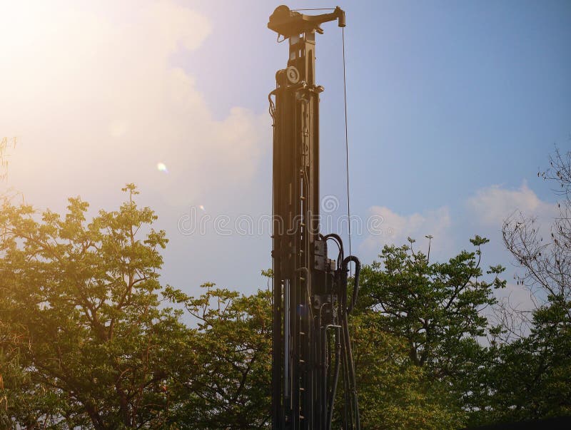 Large Underground Water Well Drilling Tools, Outdoor, Industrial Work ...