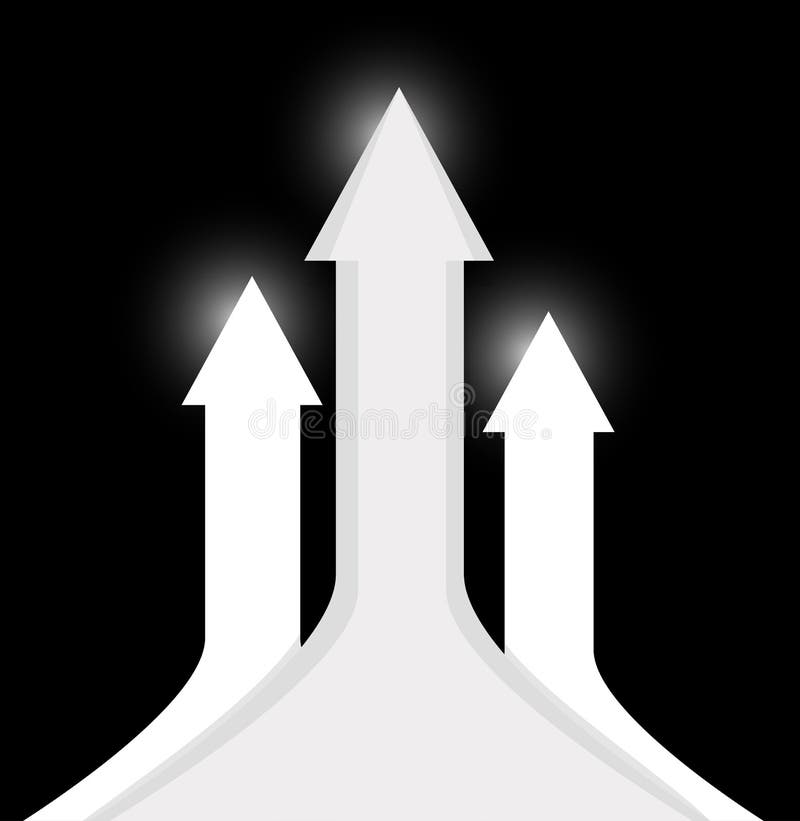 Large Up Arrow Illustration Design Stock Illustration - Illustration of ...