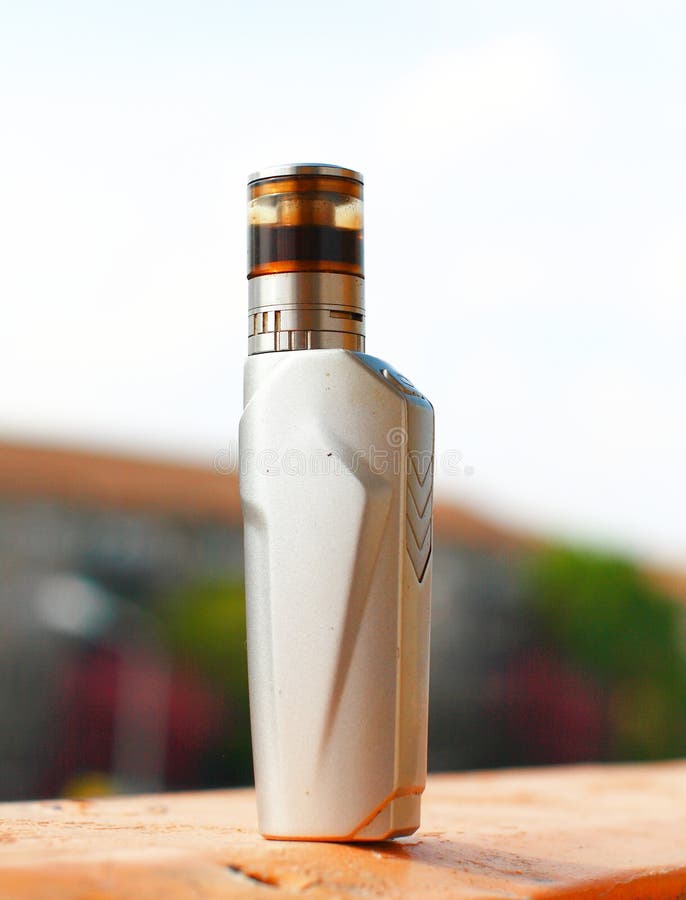 Large vape mod stock image. Image of battery, tank, recipient - 144408999