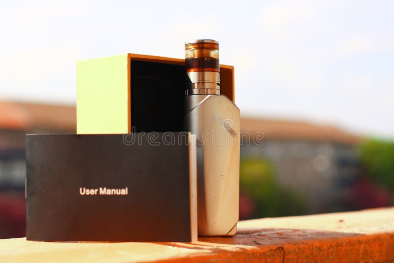 Large vape mod stock image. Image of recipient, vape - 144409049