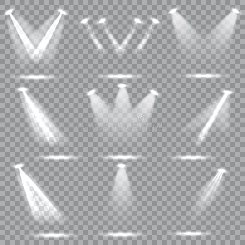 A Large Vector Set of Professional Studio Lights, Including Concert ...