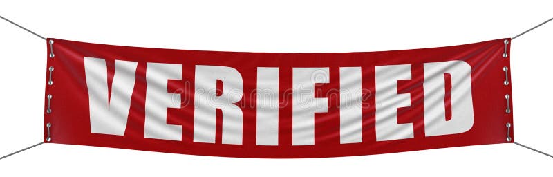 Verified Banner Template. Verified Ribbon Label Stock Vector ...
