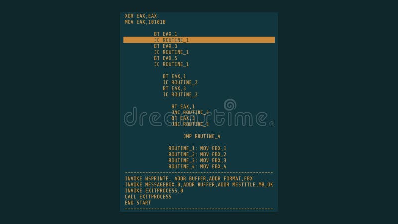 Large Vertical Animated Block of Abstract Code. Stock Footage - Video of code, headup: 275754438