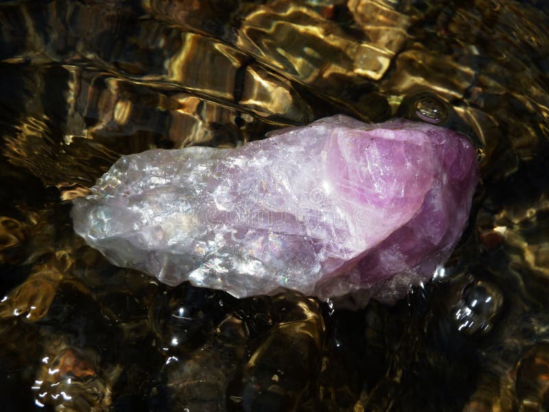Large Violet Stone Fluorite Stock Image - Image of cold, quiet: 69657739